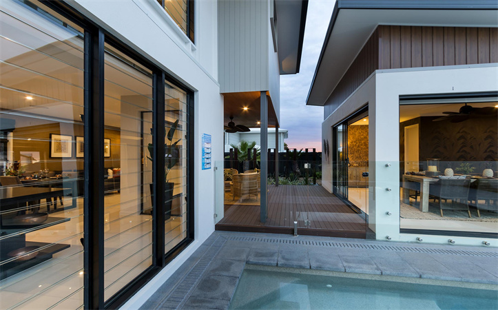 Aluminum Frame Fixed Louver Window Glass for House